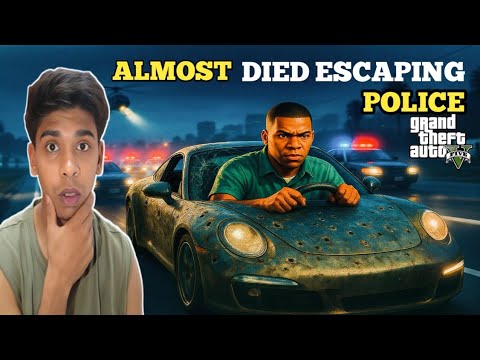 Insane police escape done by franklin | Gta V gameplay - YouTube