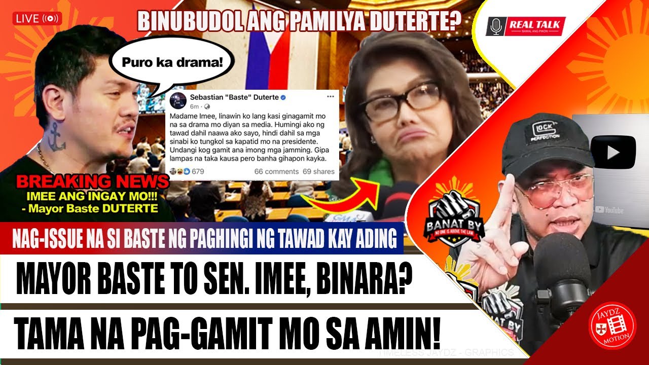 🔴NAKAHALATA!? NAGPATUTSADA MAYOR BASTE KAY SEN. IMEE MARCOS!? - YouTube