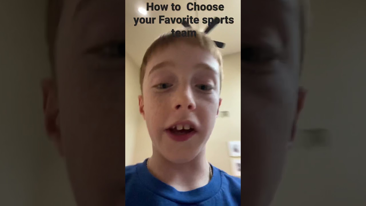 How to choose your favorite sports team - YouTube