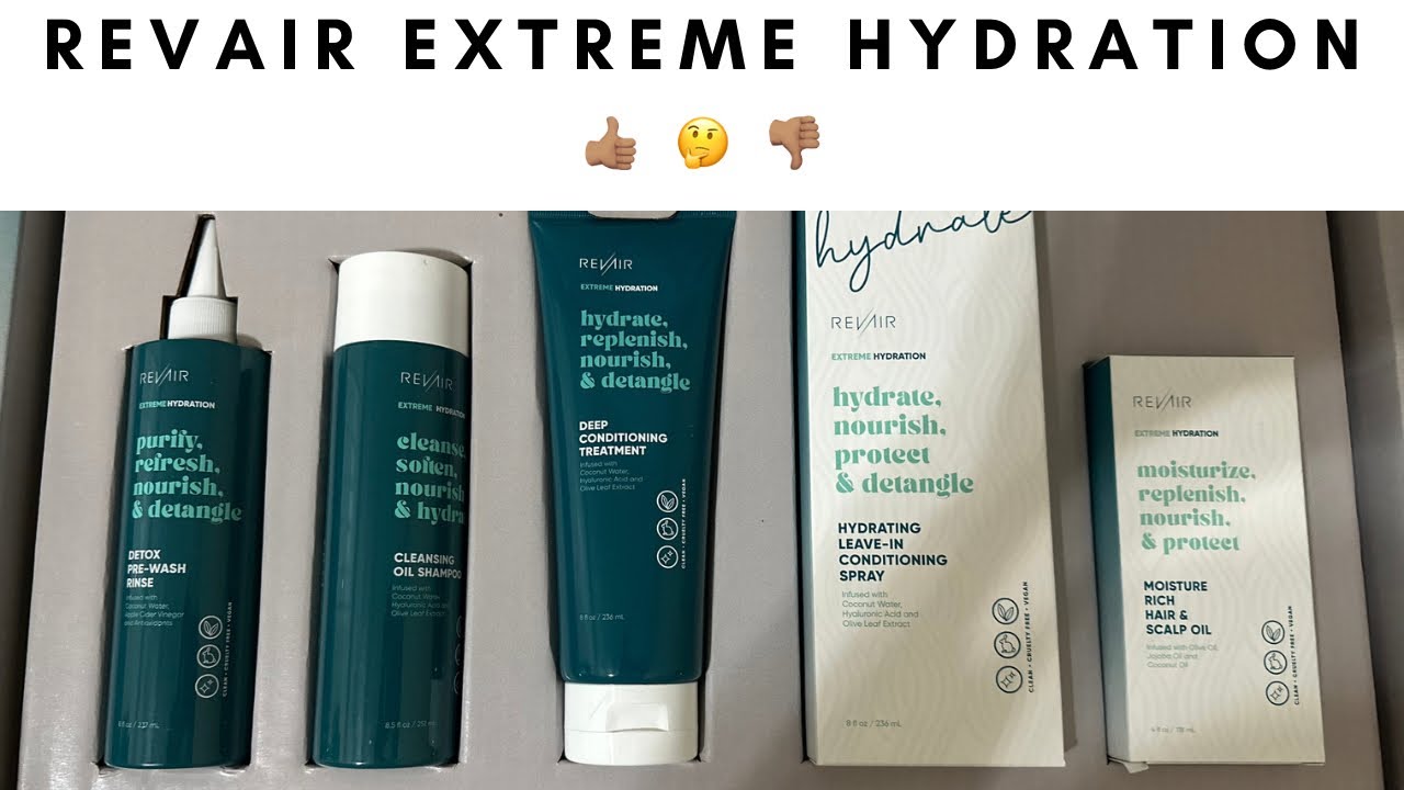 Trying out Revair’s new Extreme Hydration line HIT 👍🏽 or MISS 👎🏽 🤔 ...