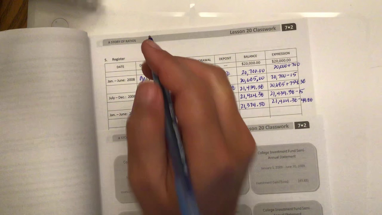 Grade 7 module 2 lesson 20 classwork - YouTube