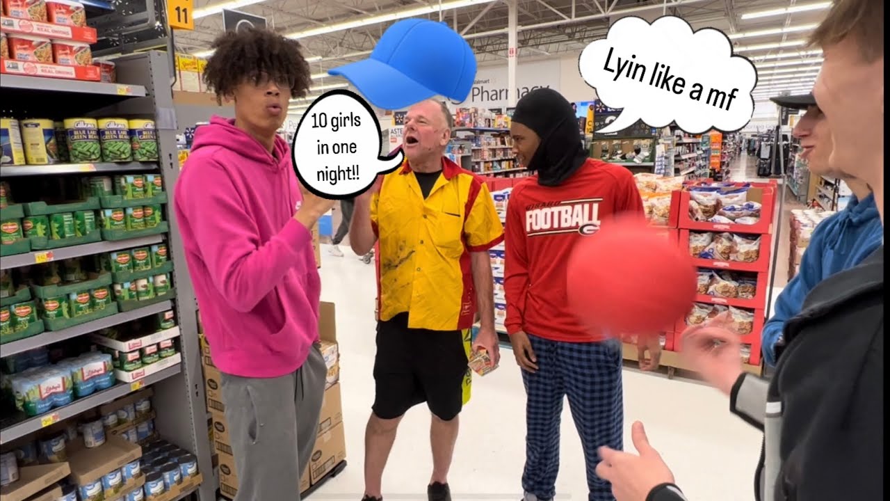 Asking strangers funny questions at Walmart (public interviews) - YouTube