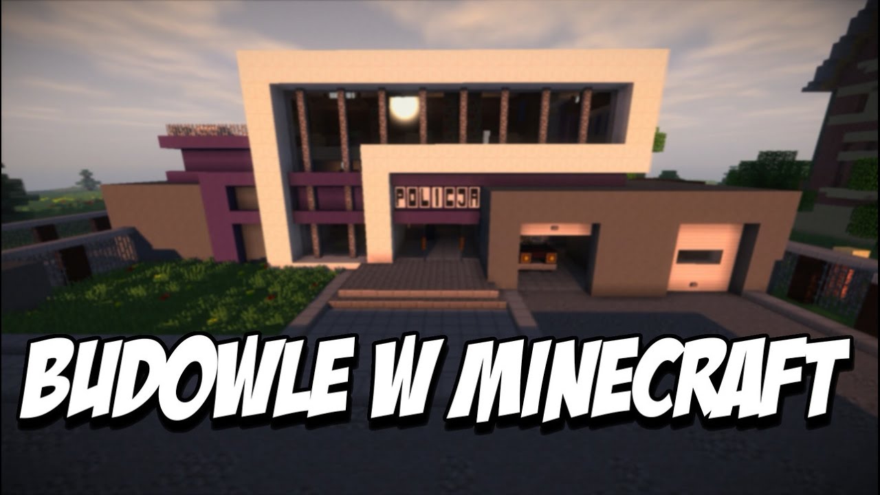 Budowle w Minecraft #004 [Projekt Miasto] - Komisariat Policji | Remiza ...