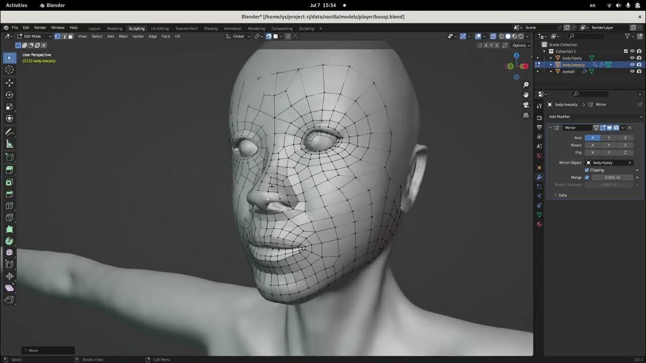 The Live of Retopology for the Main Character of My Game - 1 - YouTube