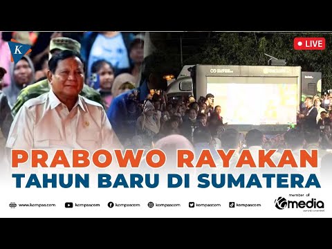 🔴LIVE - Prabowo Rayakan Malam Tahun Baru 2026 Nonton Layar Tancap Bareng Korban Banjir Tapsel