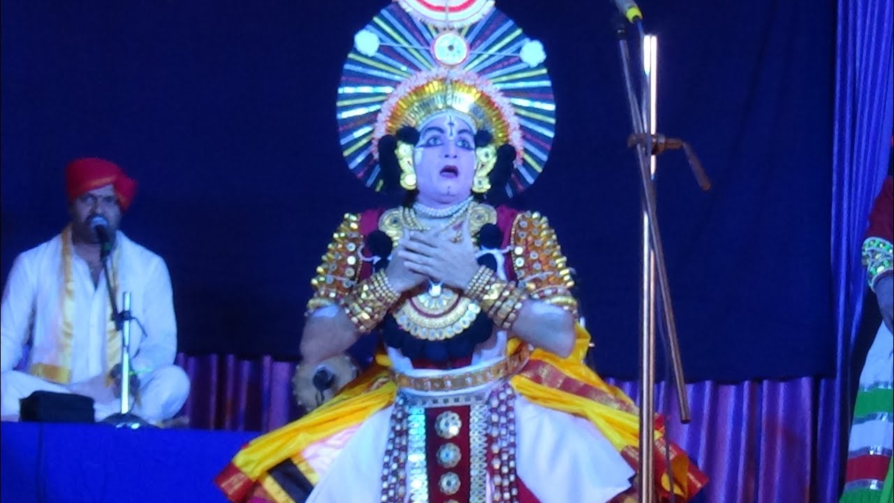 Yakshagana -- Thenku Badagu - Narakasura Moksha - 4 - Hillur-Nilkodu ...