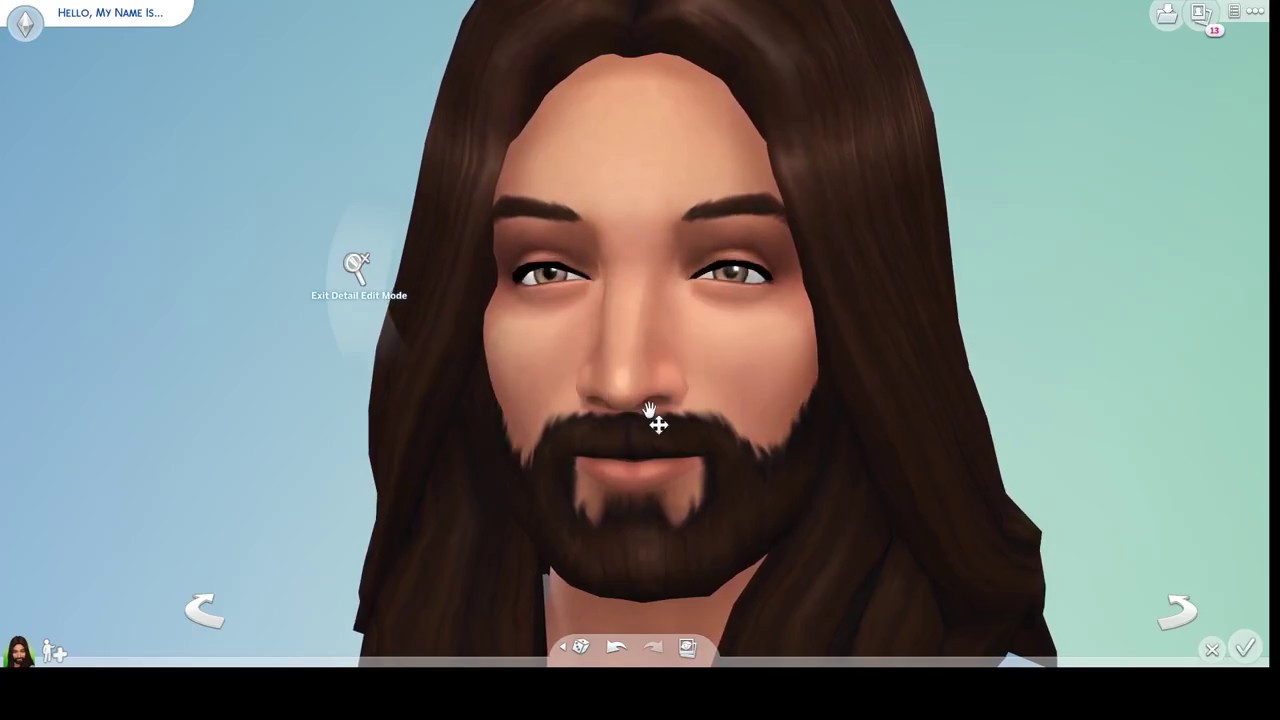 Sims 4 "Hippie Jesus" Character Creator Ep.1 #charactercreation # ...
