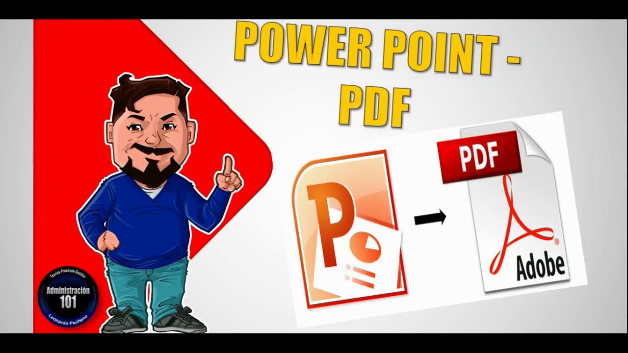 🚨Convertir Power Point a PDF‼️: Una o varias Diapositivas - YouTube