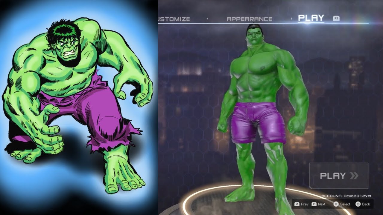 DCUO Character Creation- The Hulk - YouTube