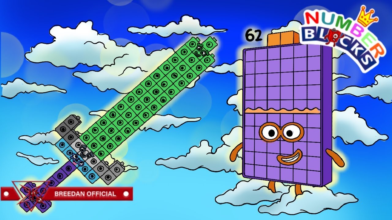 Numberblocks Puzzle Cube Club Create Sword in the Cloud As a Fanmade ...
