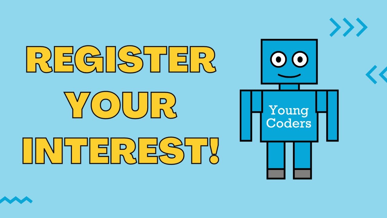 How to register your interest for Young Coders! - 2023 - YouTube