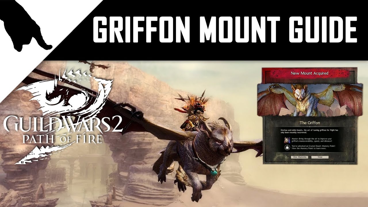 So bekommt ihr den Greifen - Griffon Guide - GW2 Path of Fire 🦅 - YouTube