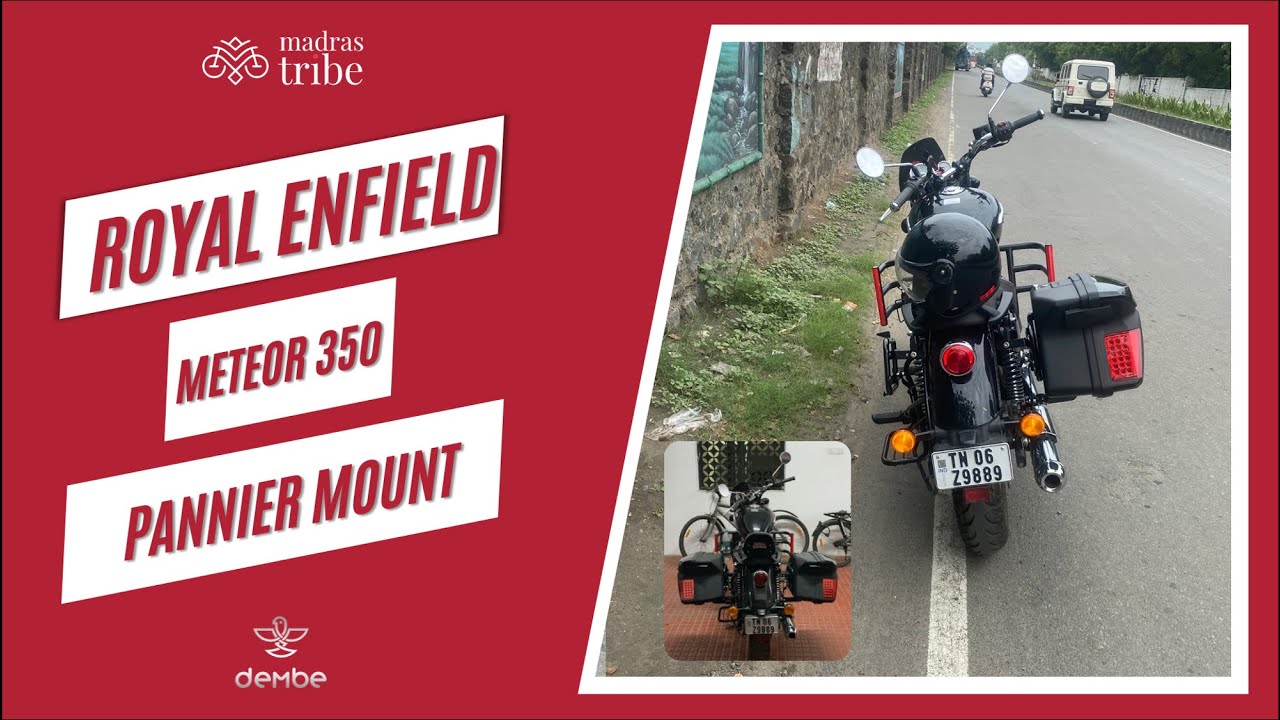 Royal Enfield Meteor 350 Panniers/Side Box Mounting both sides # ...