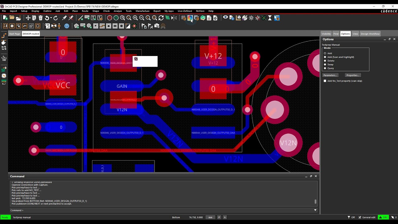 Cadence PCB Manual Design for Test DFT Test Prep - YouTube