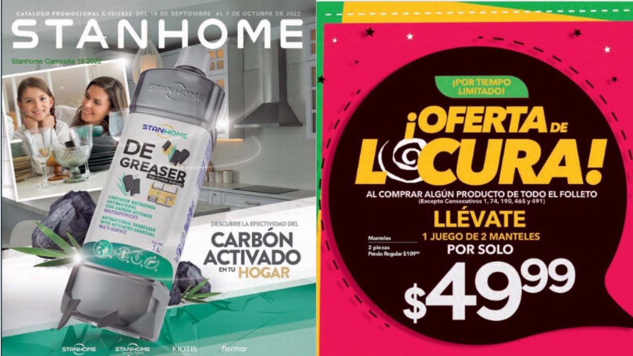 Catálogo Stanhome Campaña 15 2022, México. - YouTube