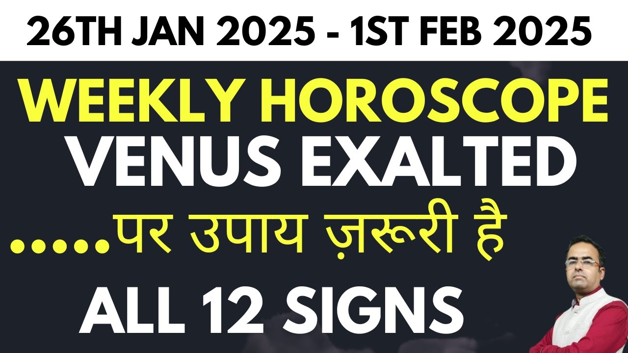 26th January 2025 - 1st February 2025 | 26th Jan to 1st Feb Weekly ...