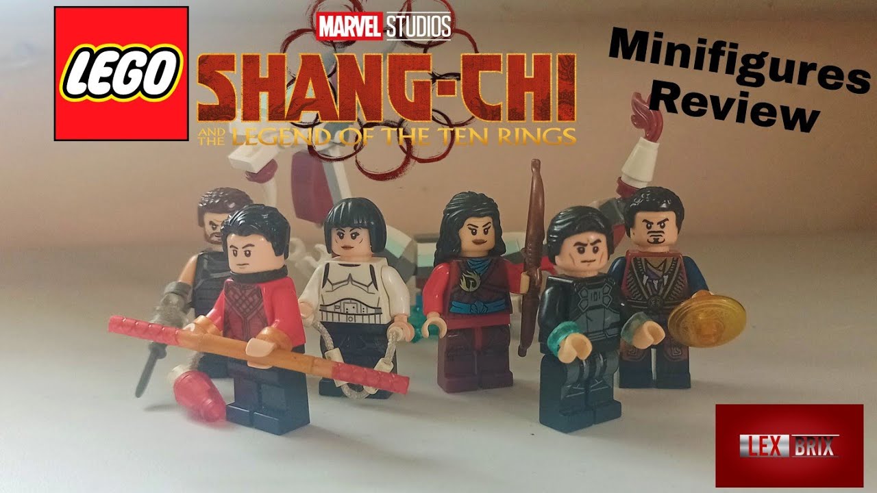 LEGO Shang-Chi And The Legend Of The Ten Rings Minifigures Review - YouTube