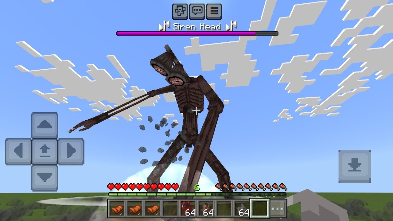 The Walking Siren Head MOD Release for Minecraft PE - YouTube
