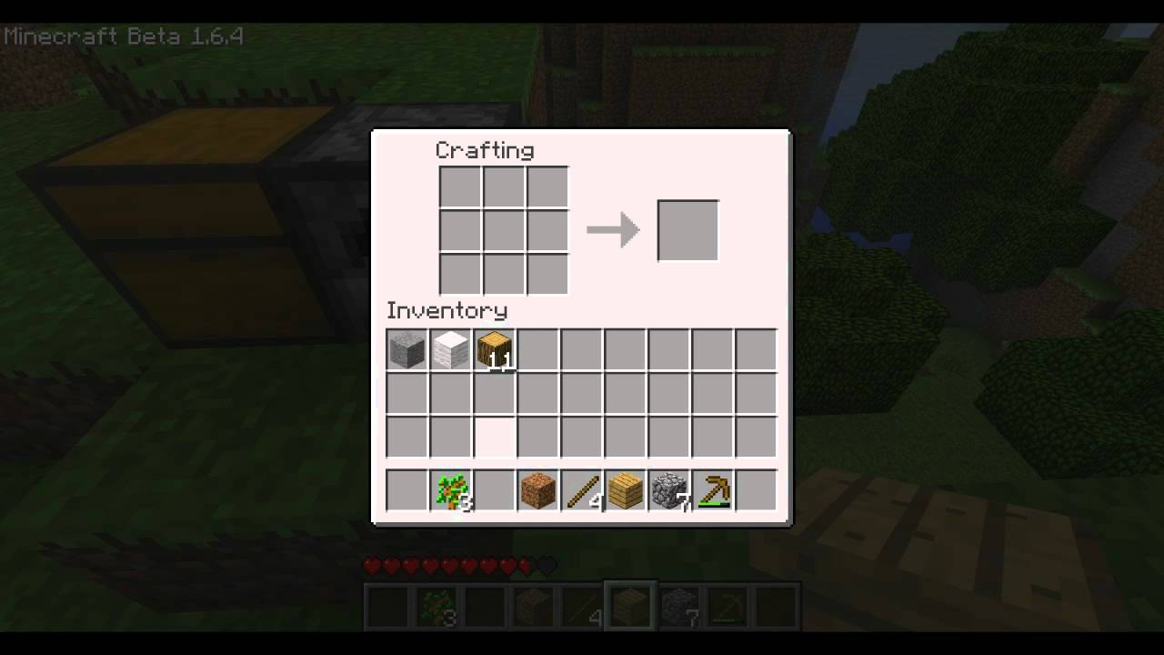 Minecraft 1.6 Improved Crafting - YouTube