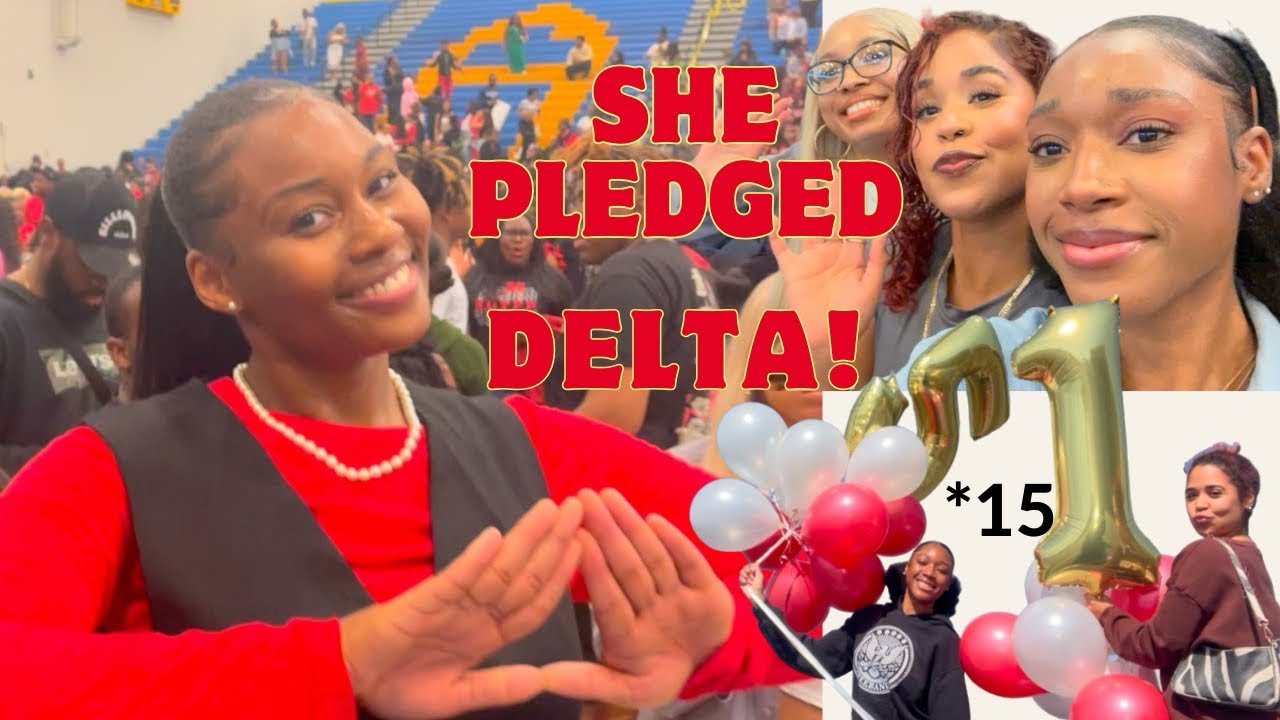 Albany State Delta probate….Emotional🥲 - YouTube