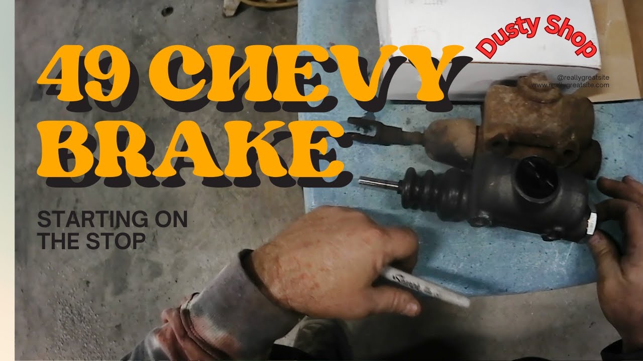 49 Chevy truck Johnny brakes started - YouTube