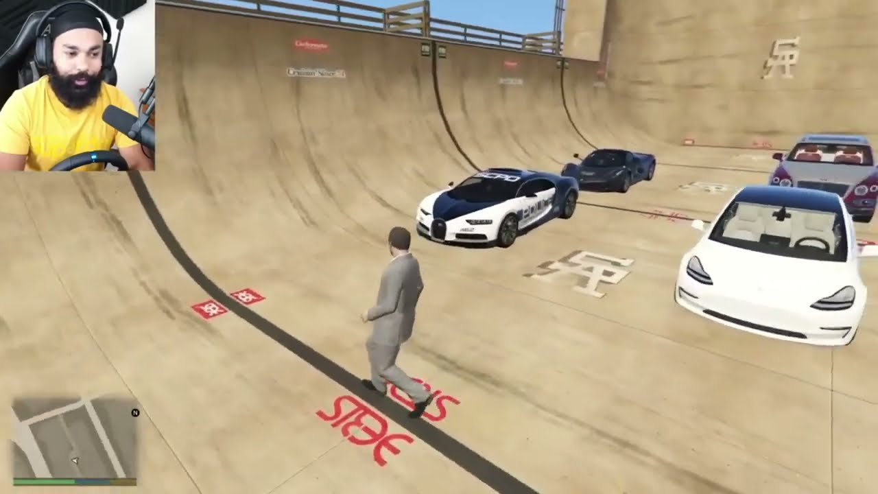 TESLA CAR ON RAMP | LOGGY AND CHAPATI | CHAPATI HINDUSTANI GAMER - YouTube
