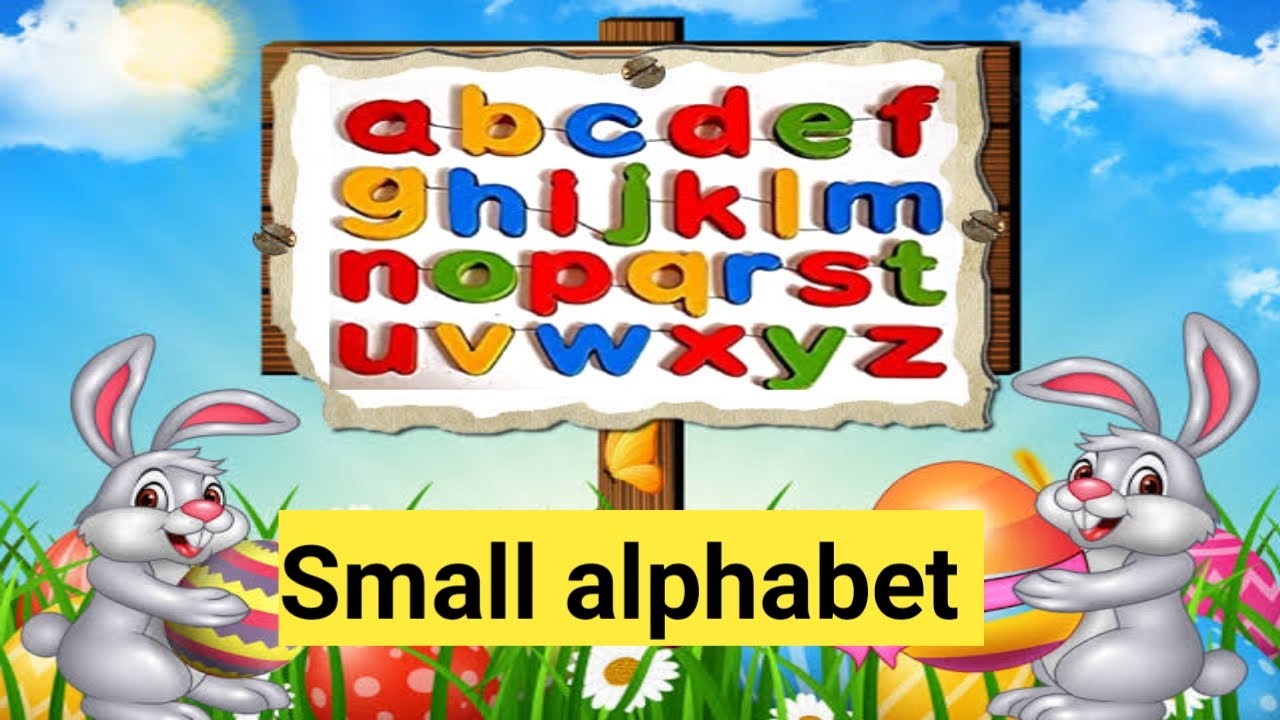 abcd small letter || Lower case alphabet for kids - YouTube