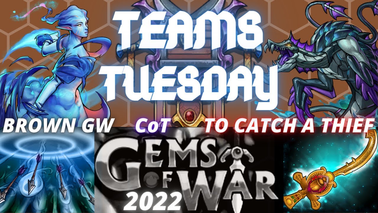 Gems of War 5 TEAMS World Event, Faction, Brown Guild Wars 5-0 bracket ...