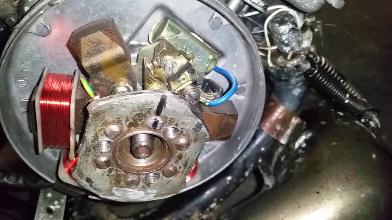 Réglage allumage rupteur 103 ( astuce ) - YouTube