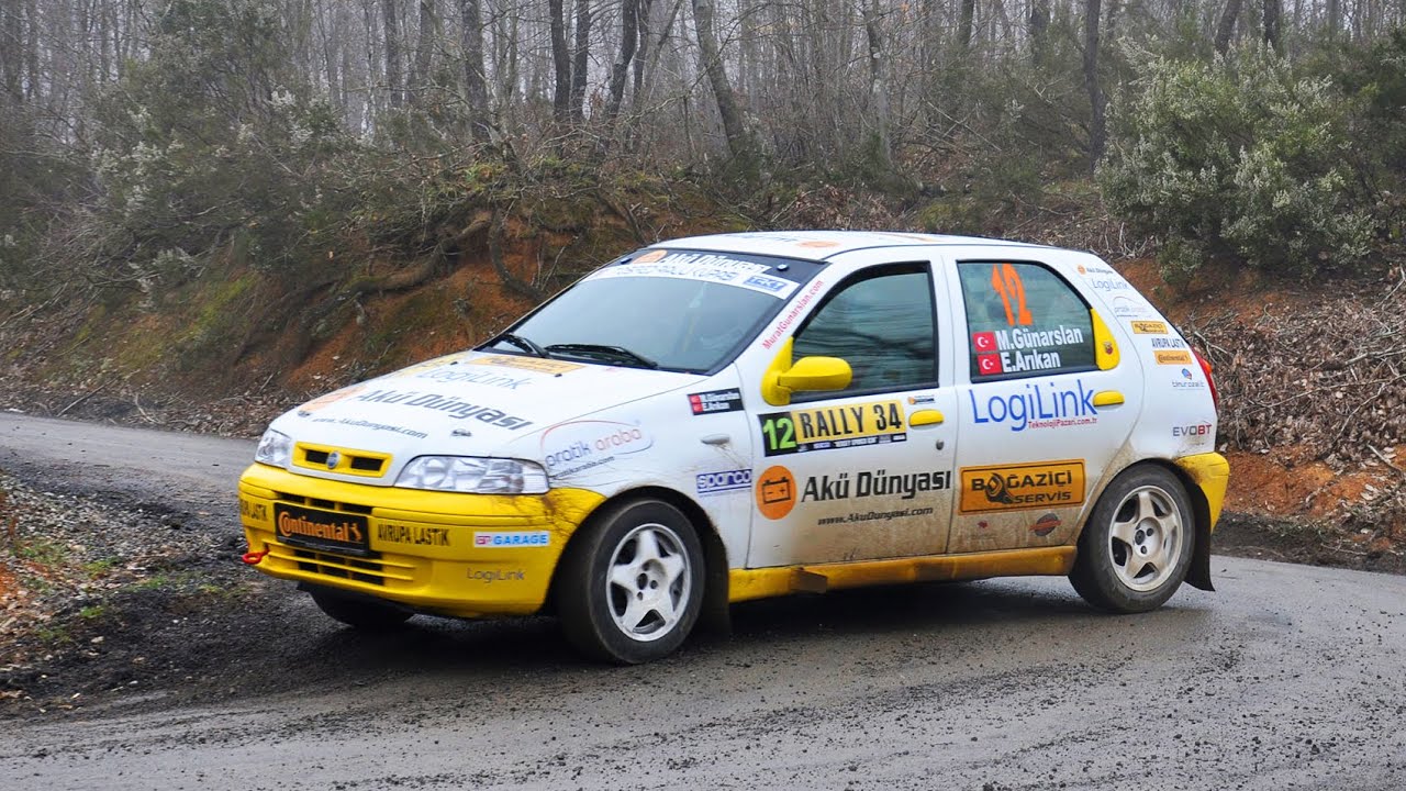 Murat GÜNARSLAN Erhan ARIKAN 2015 Rally 34 İstanbul Fiat Palio Stage ...