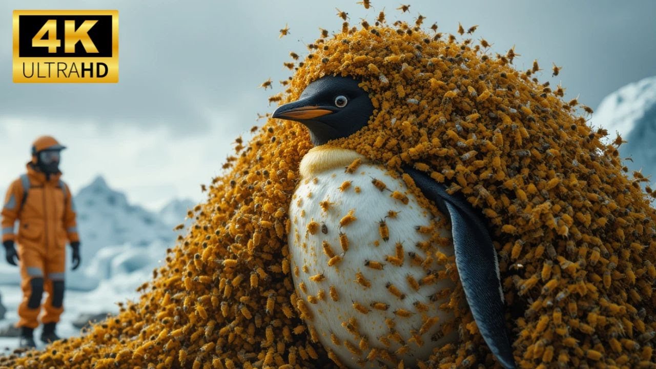 Penguin Trapped Under Honeycomb Growths Rescued by Wildlife Team ...