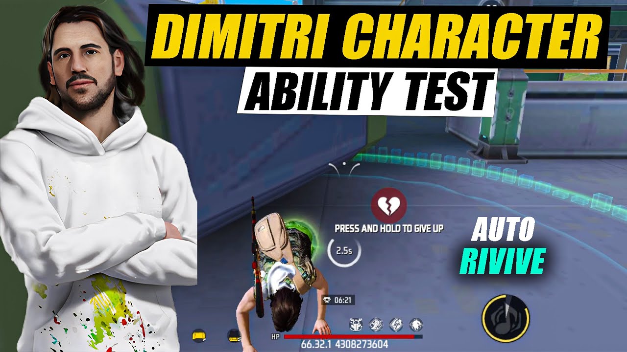Dimitri Character Ability After Update | Free Fire Dimitri Character ...