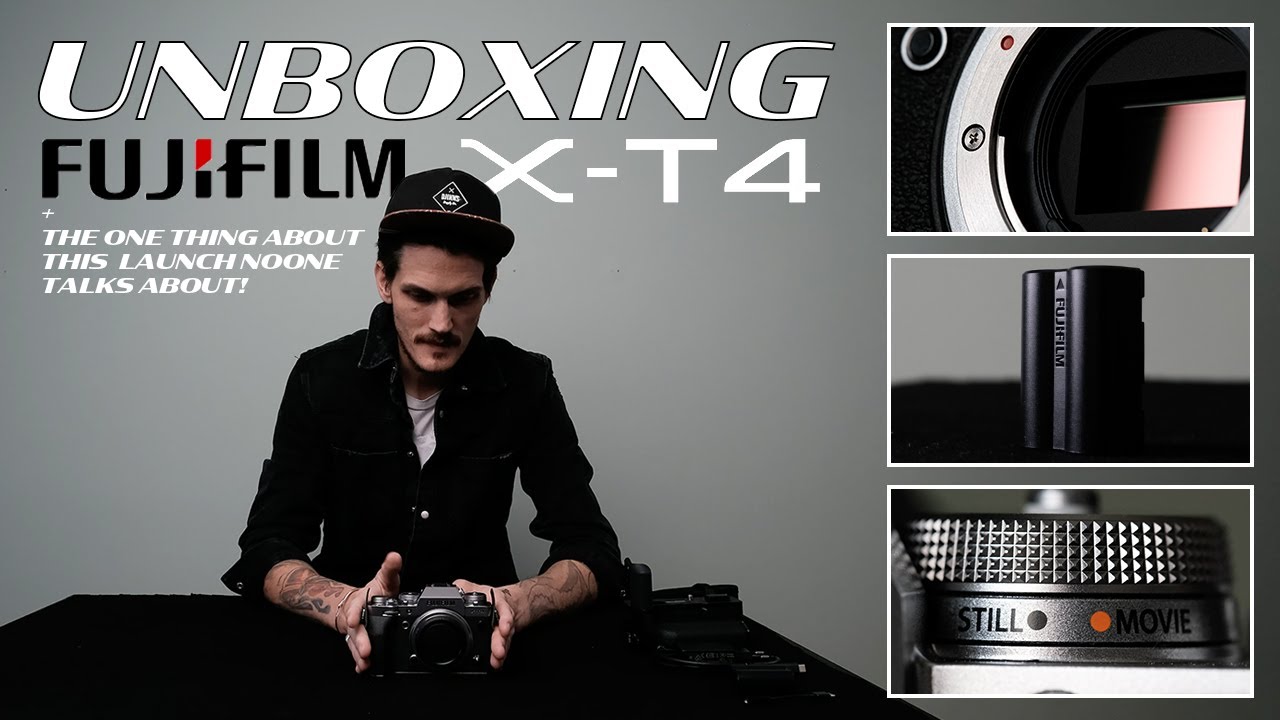 FUJIFILM XT4 & Battery Grip UNBOXING! NEW - YouTube