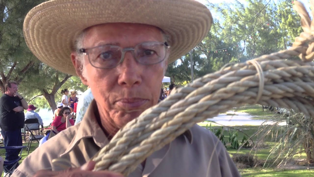 Rum Point Heritage Fest 2012, Grand Cayman, History of Silver Palm Rope ...