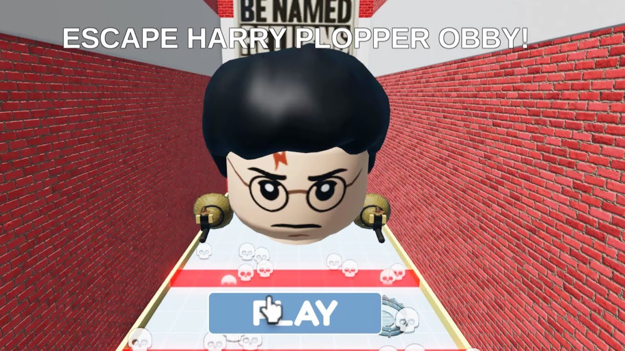 😨 ESCAPE HARRY PLOPPER PRISON RUN OBBY FULL WAIKTHROUGH GAMEPLAY ROBLOX ...