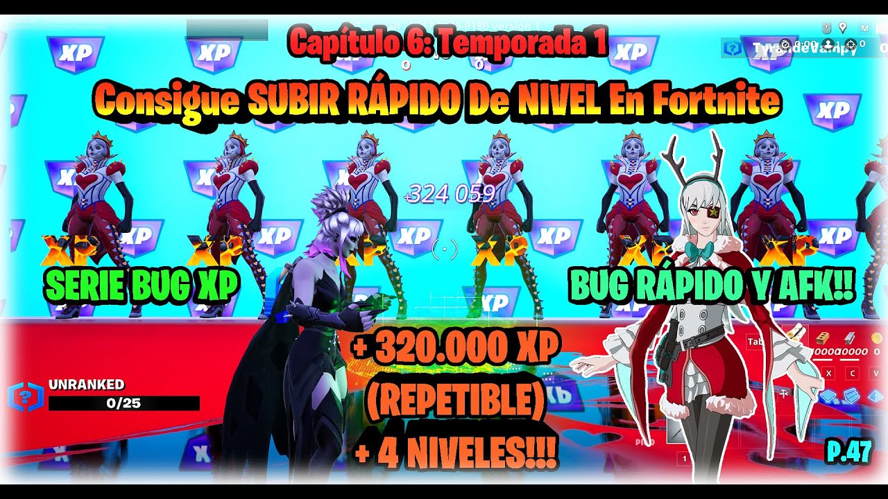 ⚔️SUBE RÁPIDO DE NIVEL EN FORTNITE CAPÍTULO 6 /FASTEST WAY TO LEVEL UP ...