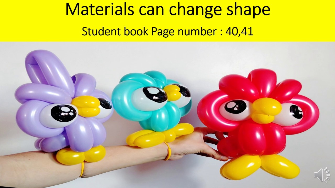 Materials can change shape - YouTube