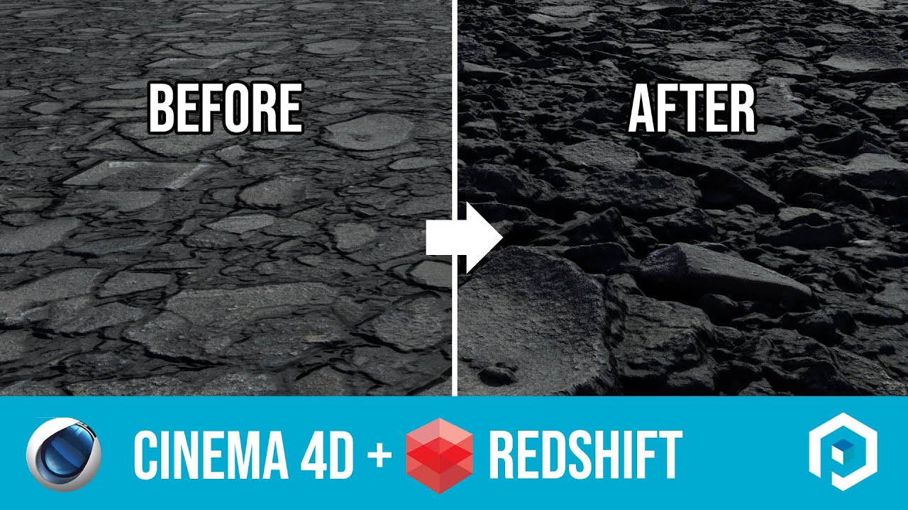 Using Poliigon displacement textures in Cinema 4D with Redshift - YouTube