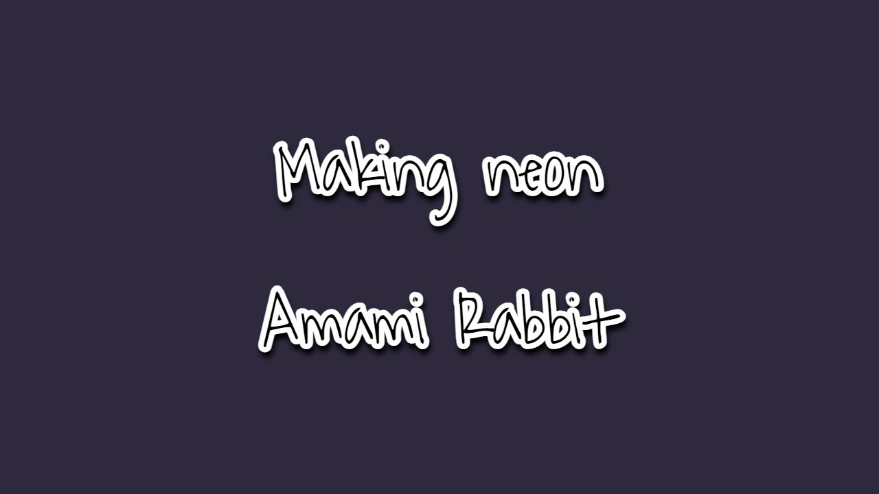 Making Neon Amami Rabbit in Adopt Me!! - YouTube
