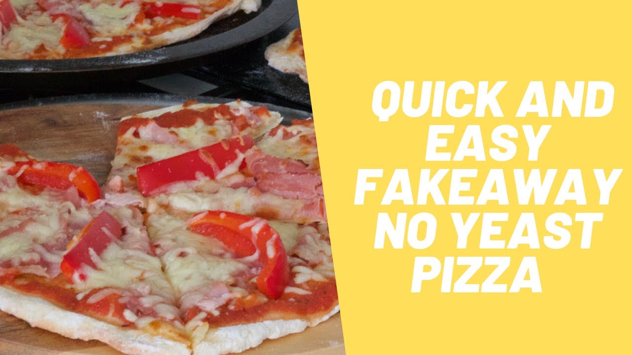 quick and easy fakeaway recipe - no yeast pizza | Lunchbox World - YouTube