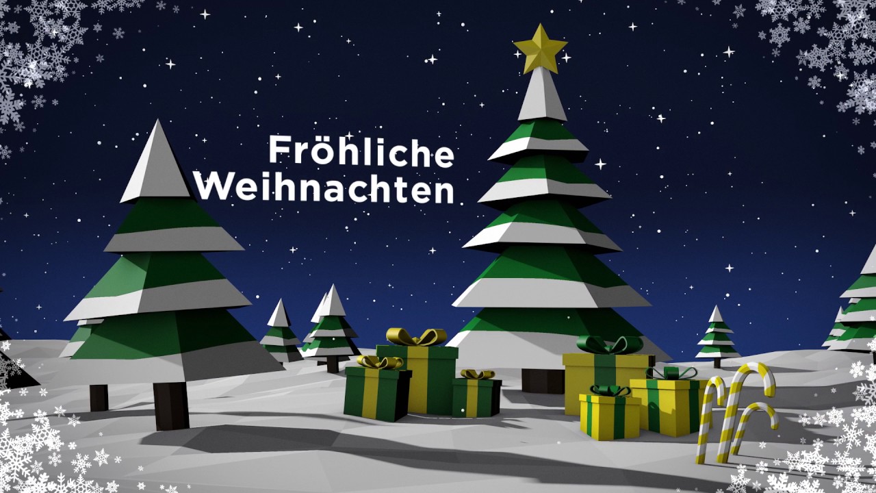 Merry Christmas! - Cinema 4d Low Poly Animation for Cermeter - YouTube