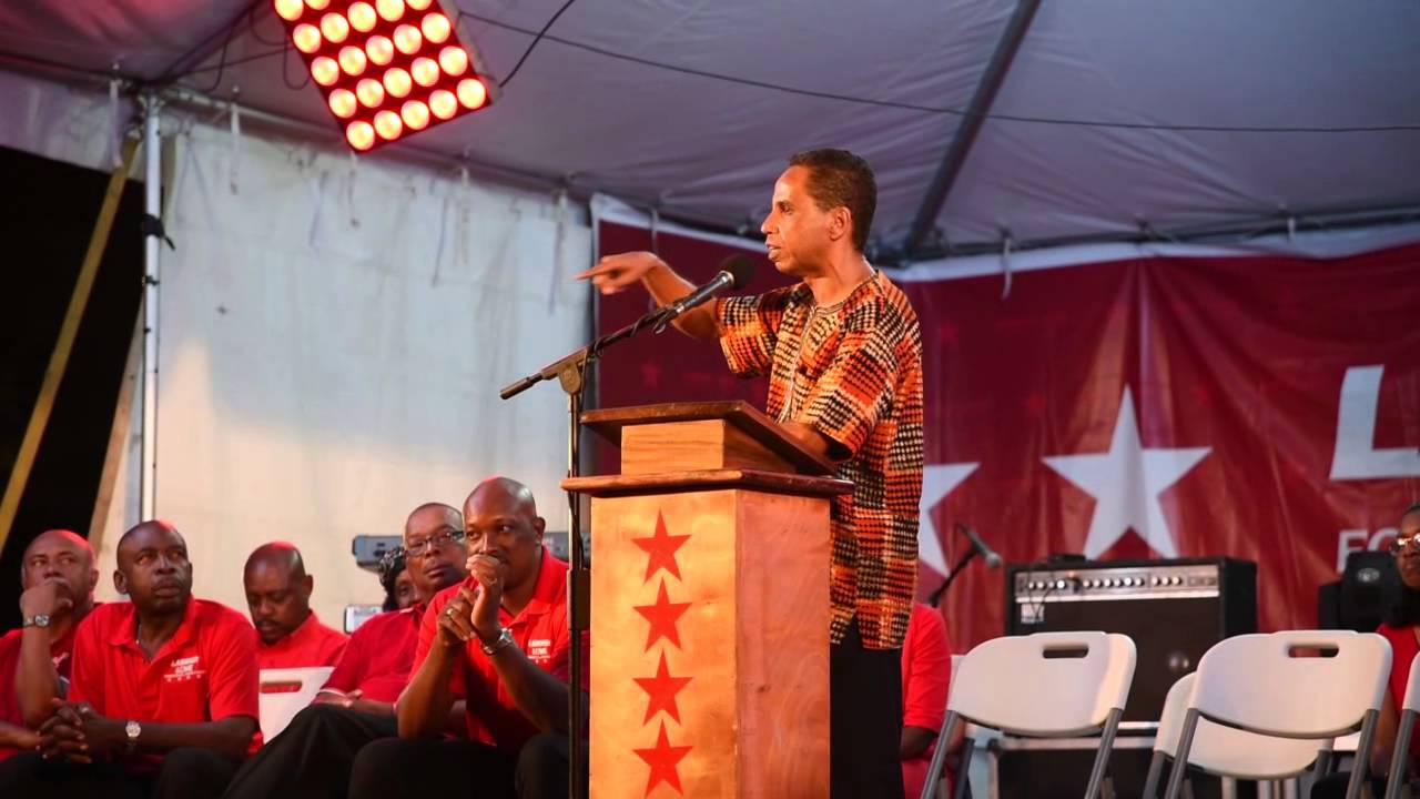 David Comissiong speaking at political rally in St. Vincent (2) - YouTube