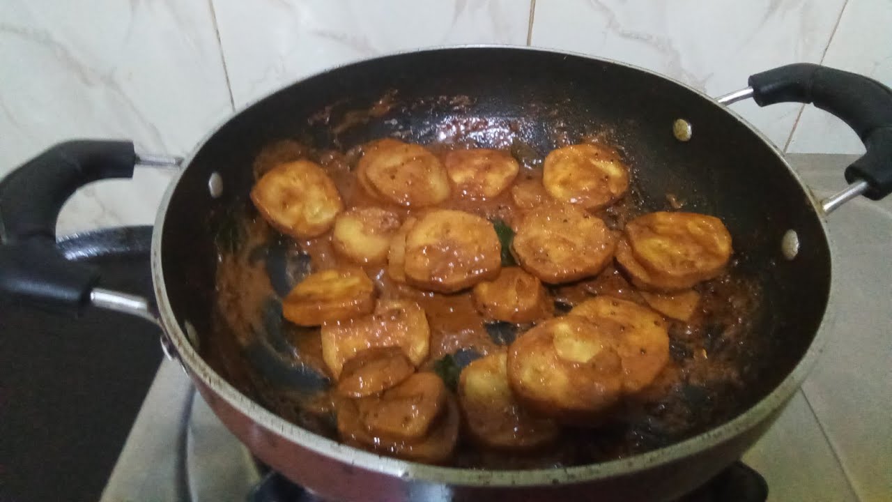 Vazhaka Poriyal |How to make Valakkai Varuval |Raw Banana Poriyal in 10 ...