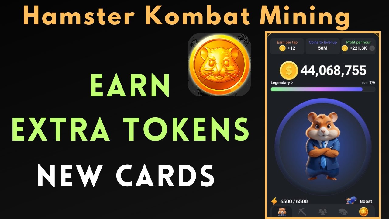 Hamster Kombat Earn Extra Tokens | Hamster Kombat Airdrop | Hamster ...