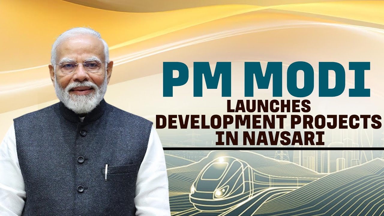 PM Modi Launches Various Development Projects in Navsari, Gujarat ...