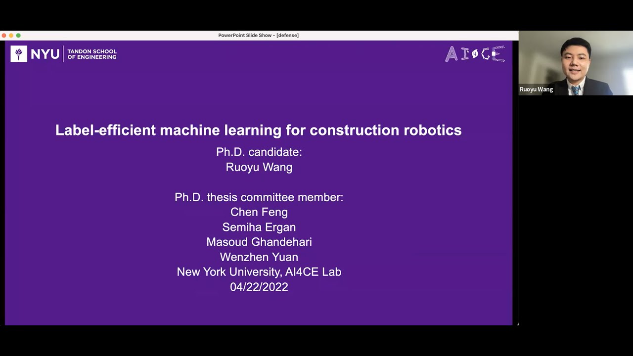 [PhD Defense] Ruoyu Wang: Label-efficient Machine Learning for ...