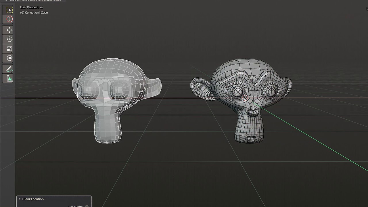 Topology transfer in blender, Prototype 01. - YouTube