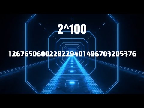Numbers 2^1 to 2^100 - YouTube