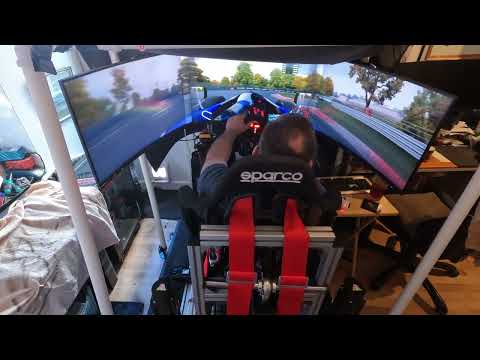 Eracing lab rs mega ultimate 7dof rig with traction loss and Surge - YouTube