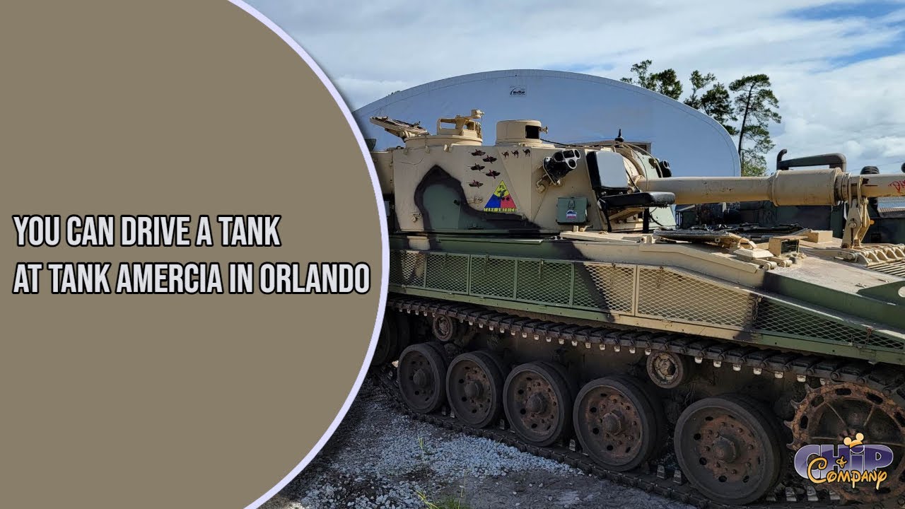 We Drove a Tank Today at Tank America Orlando FV433 Abbot Tank Full ...